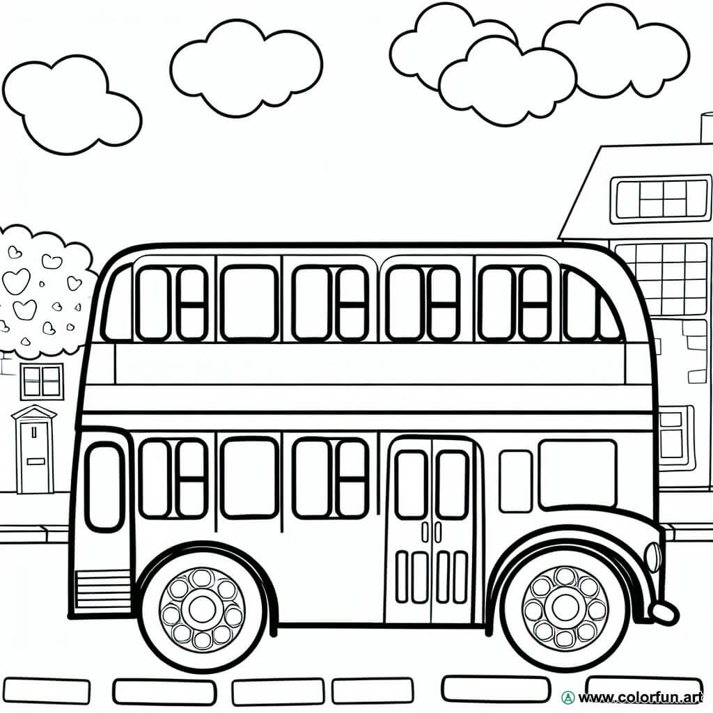 22 Kleurplaten Van Bussen - Gratis Kleurplaten voor Kinderen - ColorFun.art